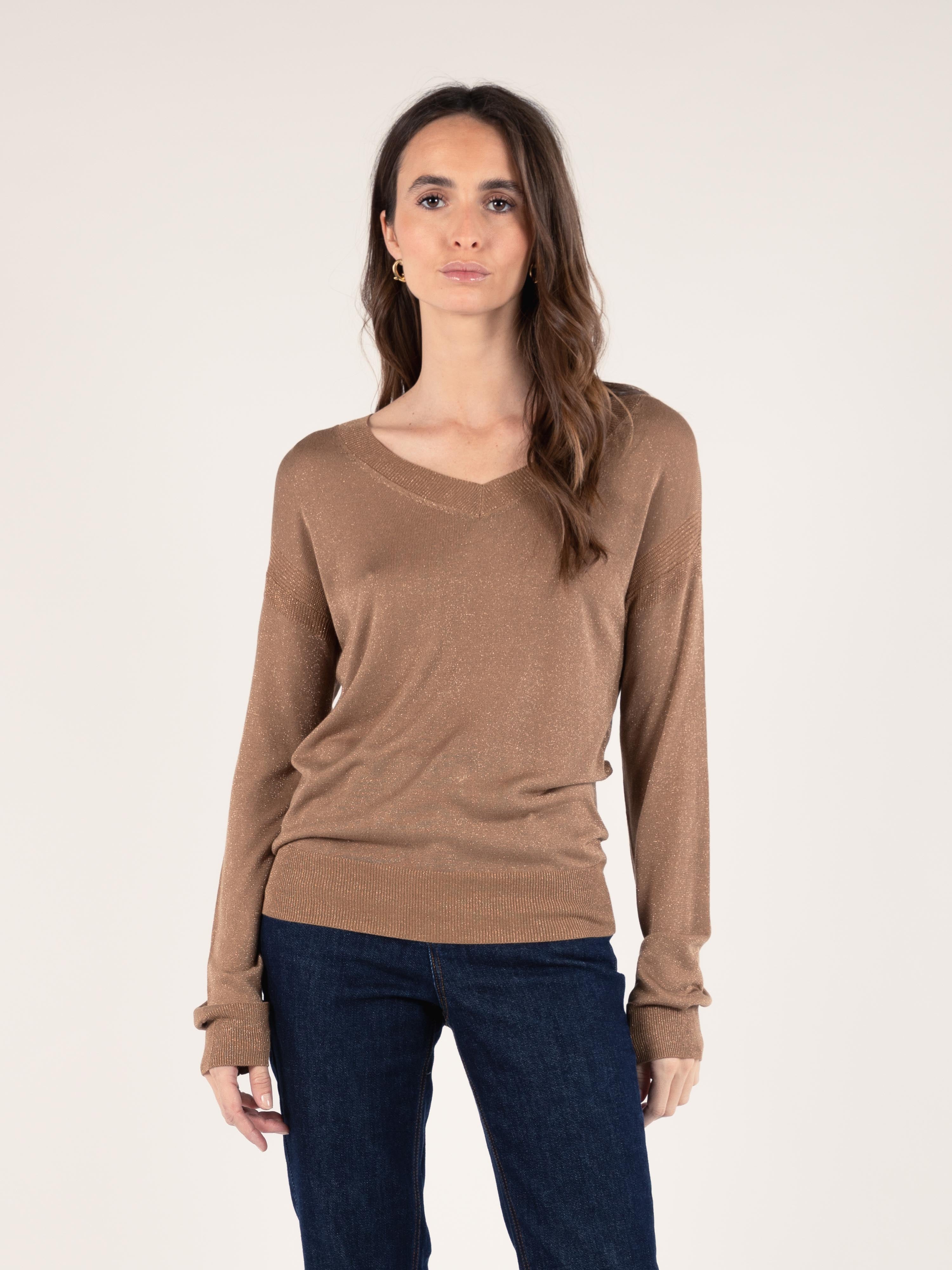 Pull lurex reverso – Maison Captain